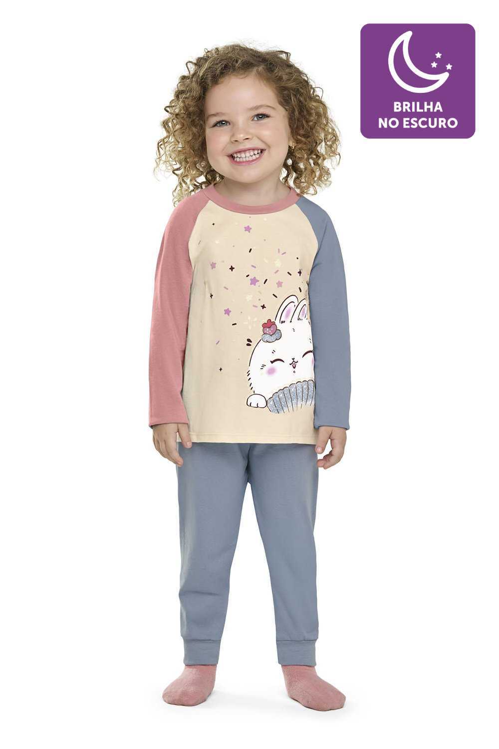 Pijama Menina Infantil Elian - Inverno 26 | Venda Mais